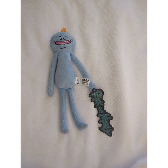 Toys | Nwt Adult Swim Rick And Morty Mr Meeseeks Plush Stuffed Toy Doll ...